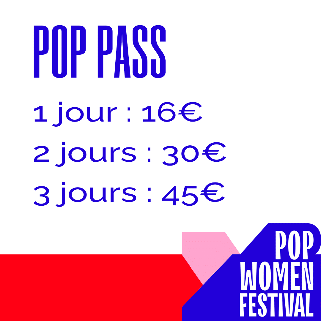 Billetterie - Pop Women Festival
